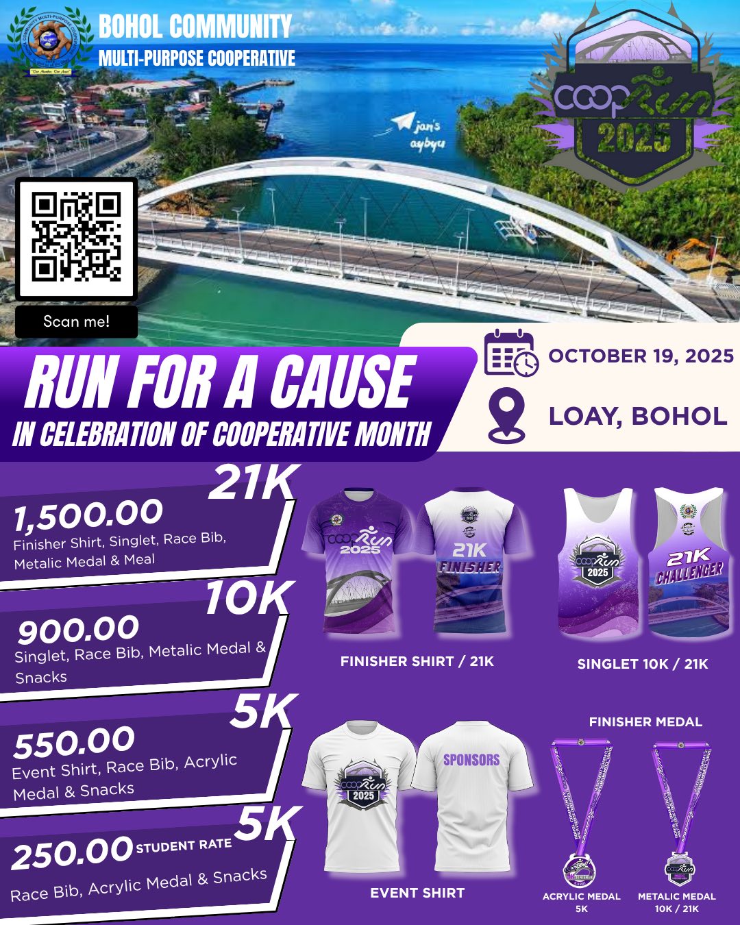 Coop Run 2025 - Bohol | Running Events Philippines | RaceKit