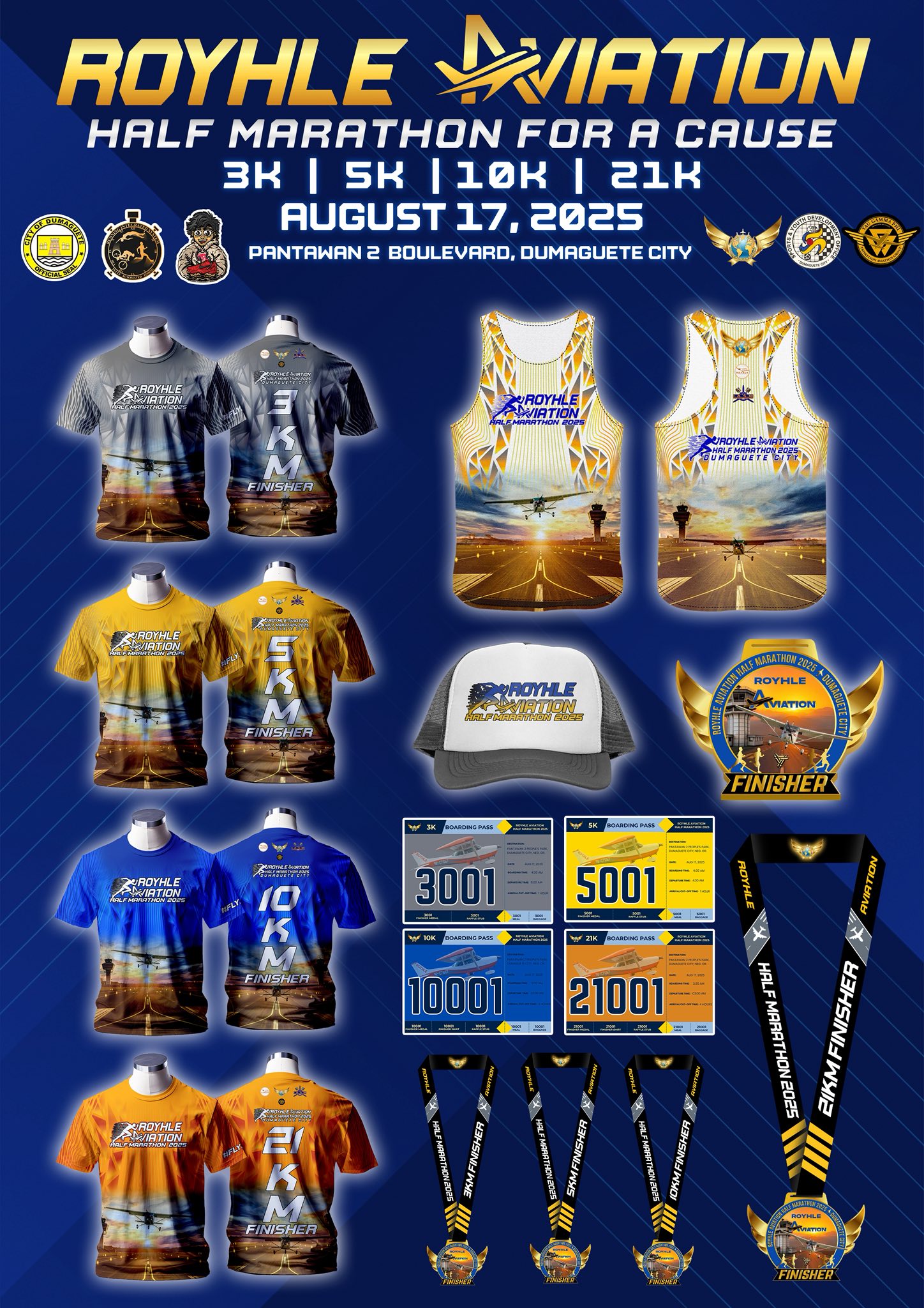 Royhle Aviation Half Marathon 2025 | Running Events Philippines | RaceKit