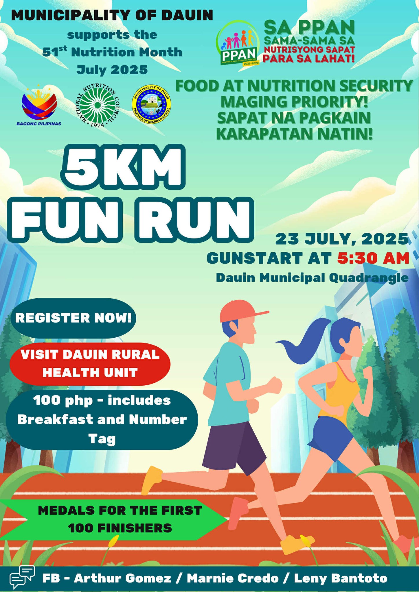 DAUIN RHU NUTRI FIT FUN RUN 2025 | Running Events Philippines | RaceKit