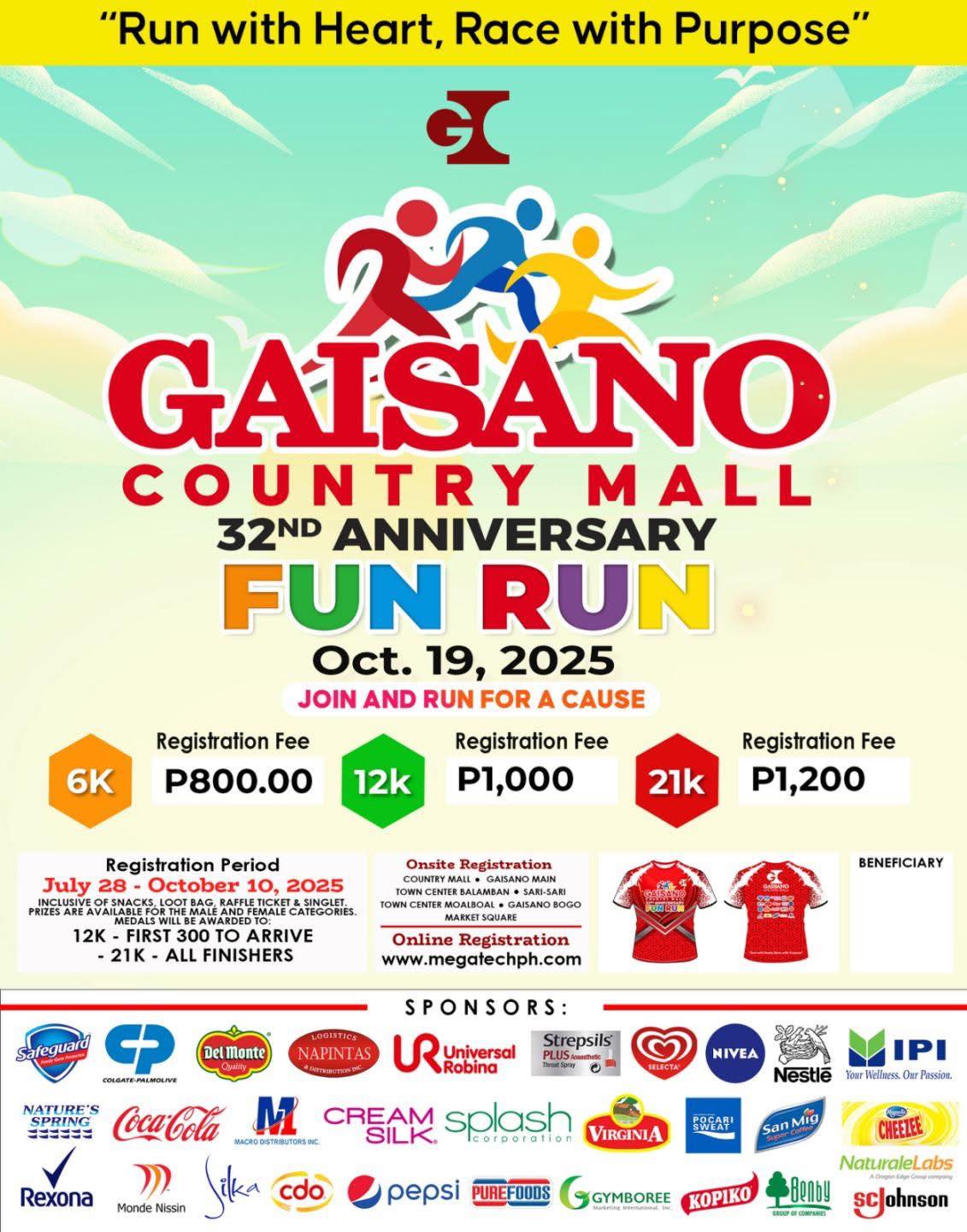 Gaisano Country Mall Fun Run 2025 | Running Events Philippines | RaceKit
